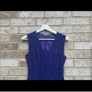 Gianni Bini | Dresses | Royal Blue Gianni Bini Lace Shift Dress | Poshmark